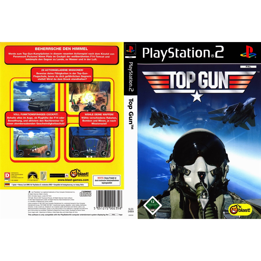 แผ่นเกมส์ PS2 Top Gun คุณภาพ ส่งไว (CD) | Lazada.co.th