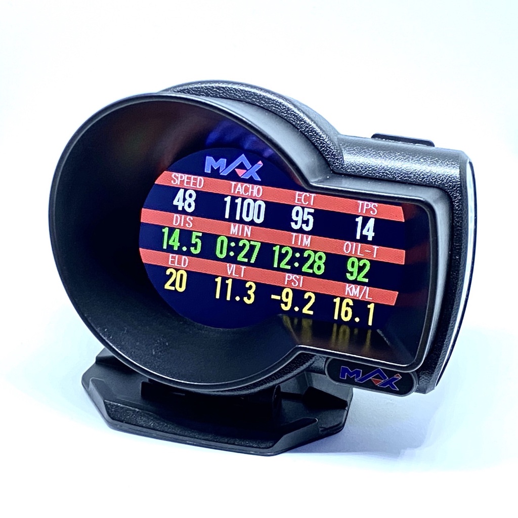 อุปกรณ์เสริมรถยนต์ รถยนต์ MAX F8S PRO OBD2 สมาร์ทเกจ ภาษาไทย รับประกัน ...