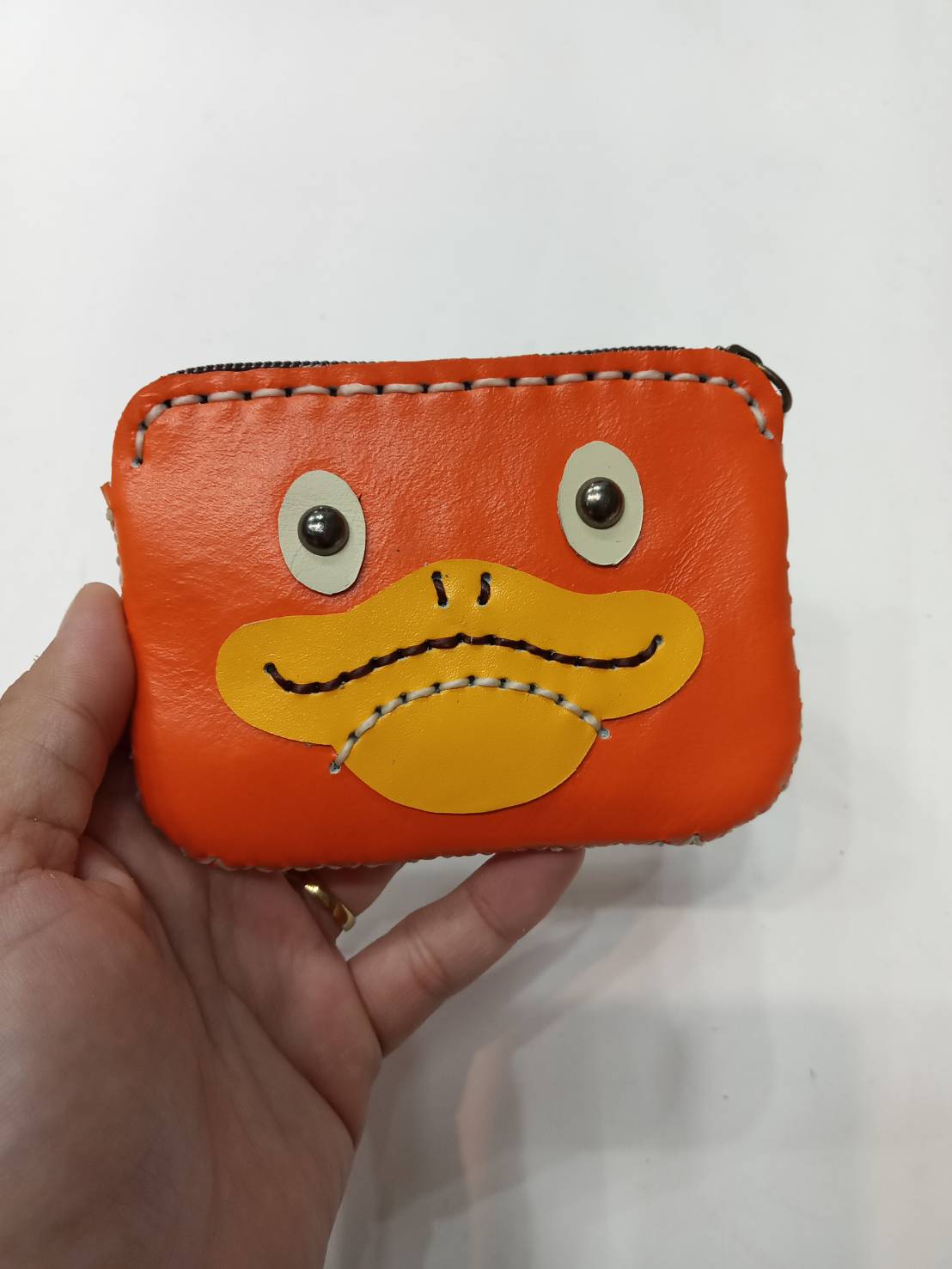 Little Duck 2 Duck coin purse handmade genuine leather 3.54.5 inches ...