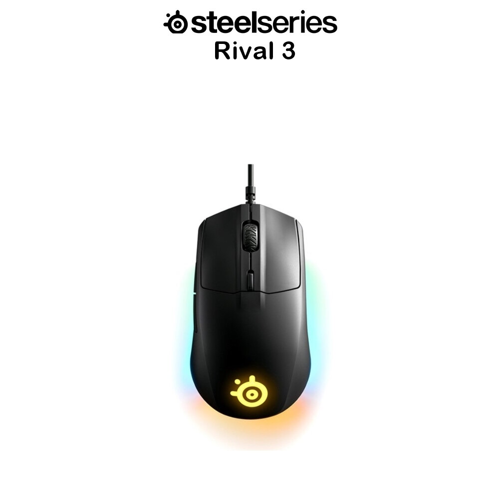 SteelSeries Rival 3 Wired Gaming Mouse เมาส์เกมมิ่งเกรดพรีเมี่ยมจาก ...