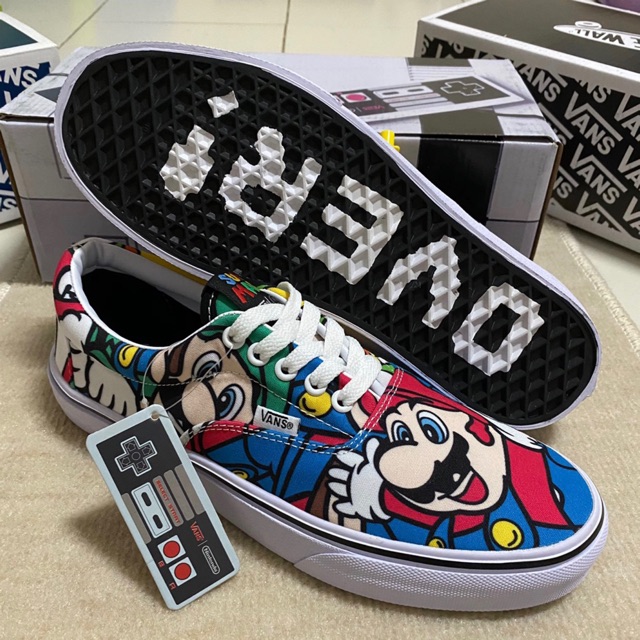 Vans Authentic x Super Mario ลายมาริโอ้ (พร้อมกล่อง) เก็บเงินปลายทางได้ ...