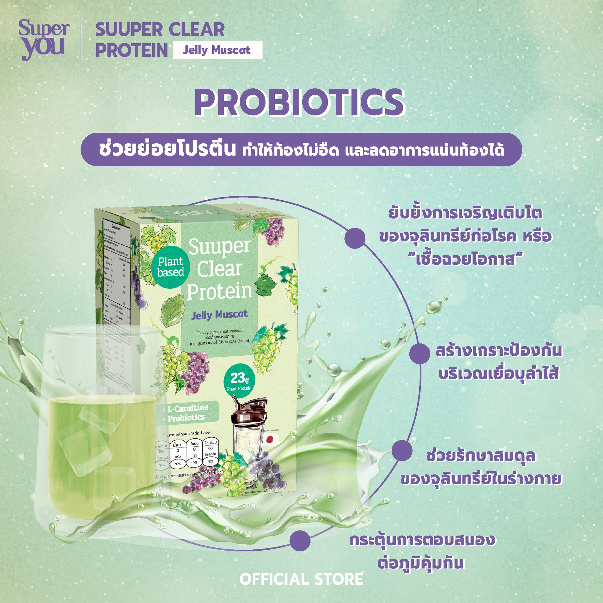 1ซอง SUPER YOU - Suuper Clear Protein (คละรส) โปรตีนกาละแมร์ - wonder ...