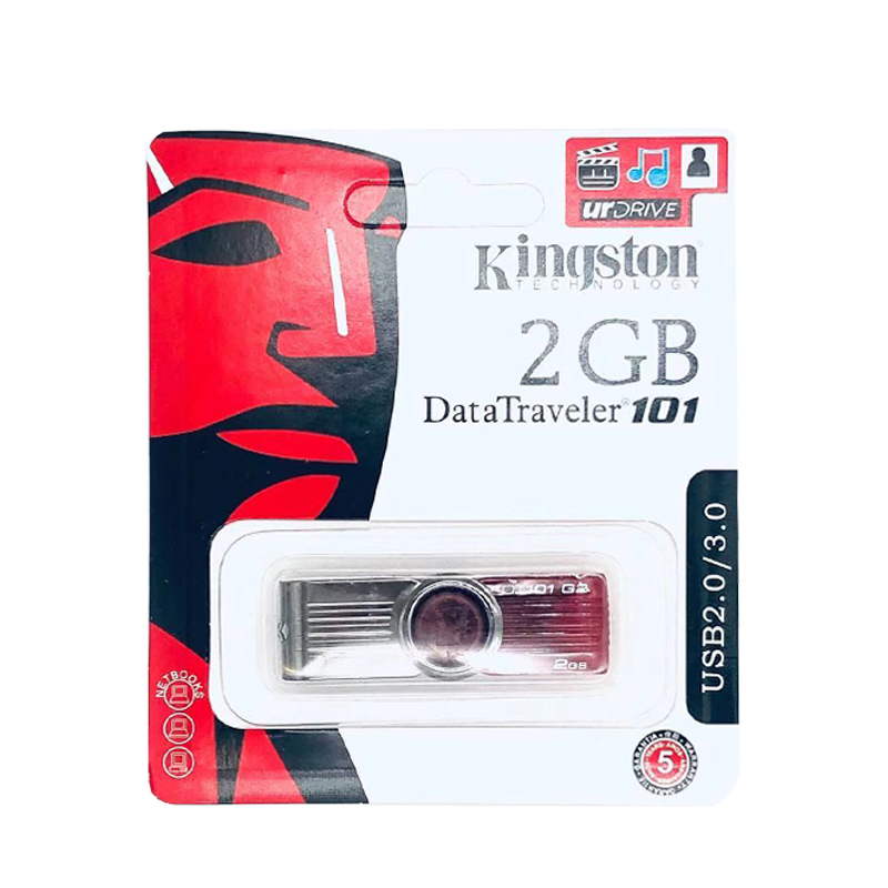 แฟลชไดร์ฟ 2GB 4GB 8GB 16GB 32GB 64GB 128GB Kingston Portable Metal ...
