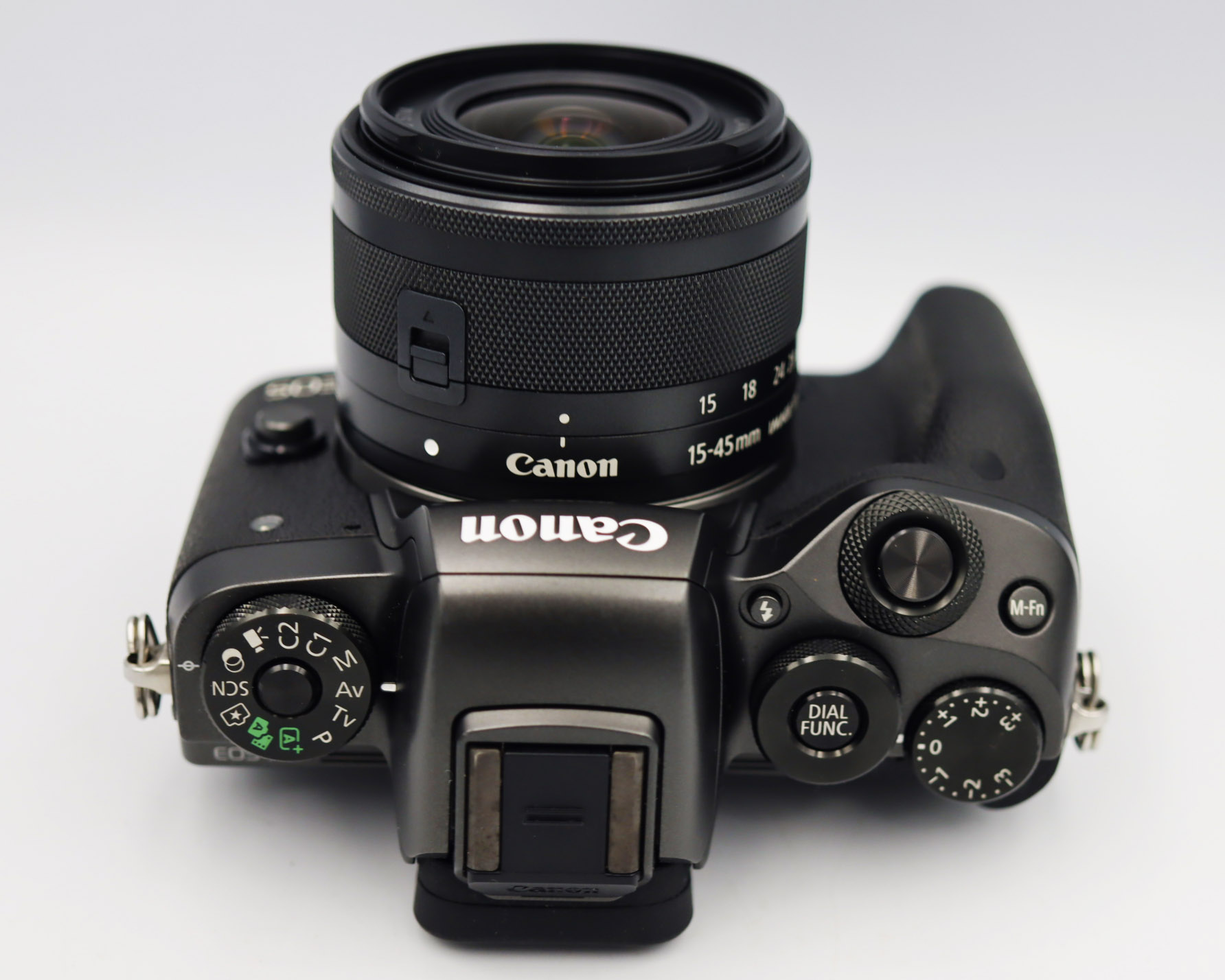 Canon EOS M5 Wi-Fi NFC Bluetooth LE Camera Canon 15-45mm IS STM Lens ...