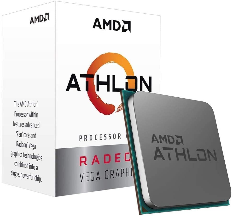 CPU Athlon 3000G with Radeon Vega 3 Graphics (ซีพียู) AMD AM4 ประกัน 3 ...
