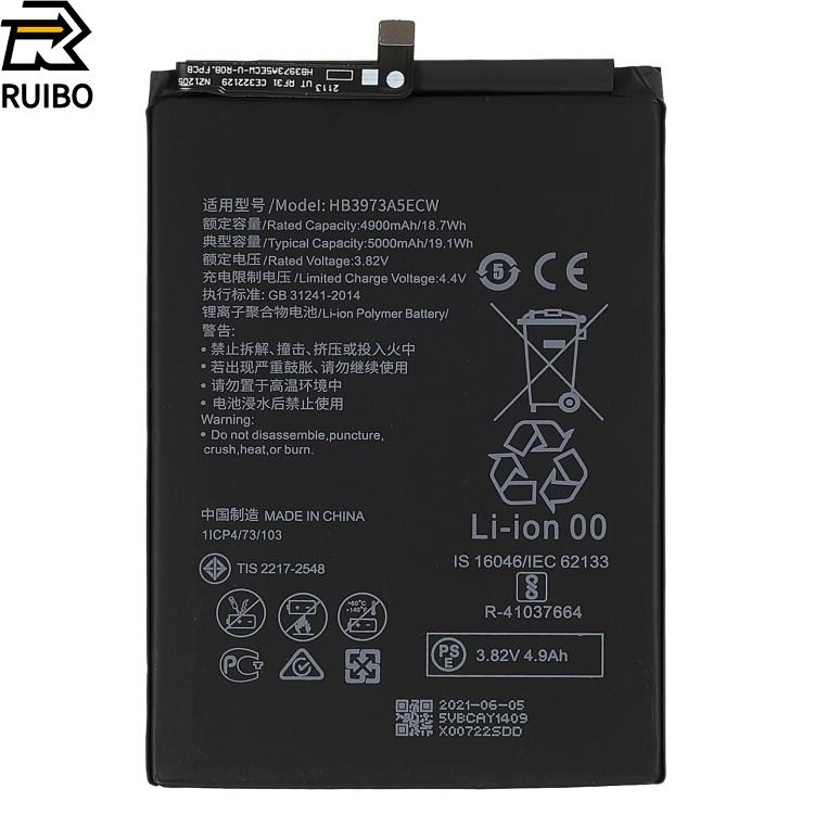 Ruibo 3.82V 4900mAh Battery Replacement Encode: HB3973A5ECW for Huawei ...