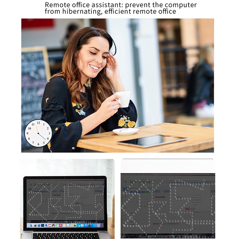 USB Mouse Jiggler, Automatic Computer Mouse Mover Jiggler, Keeps ...