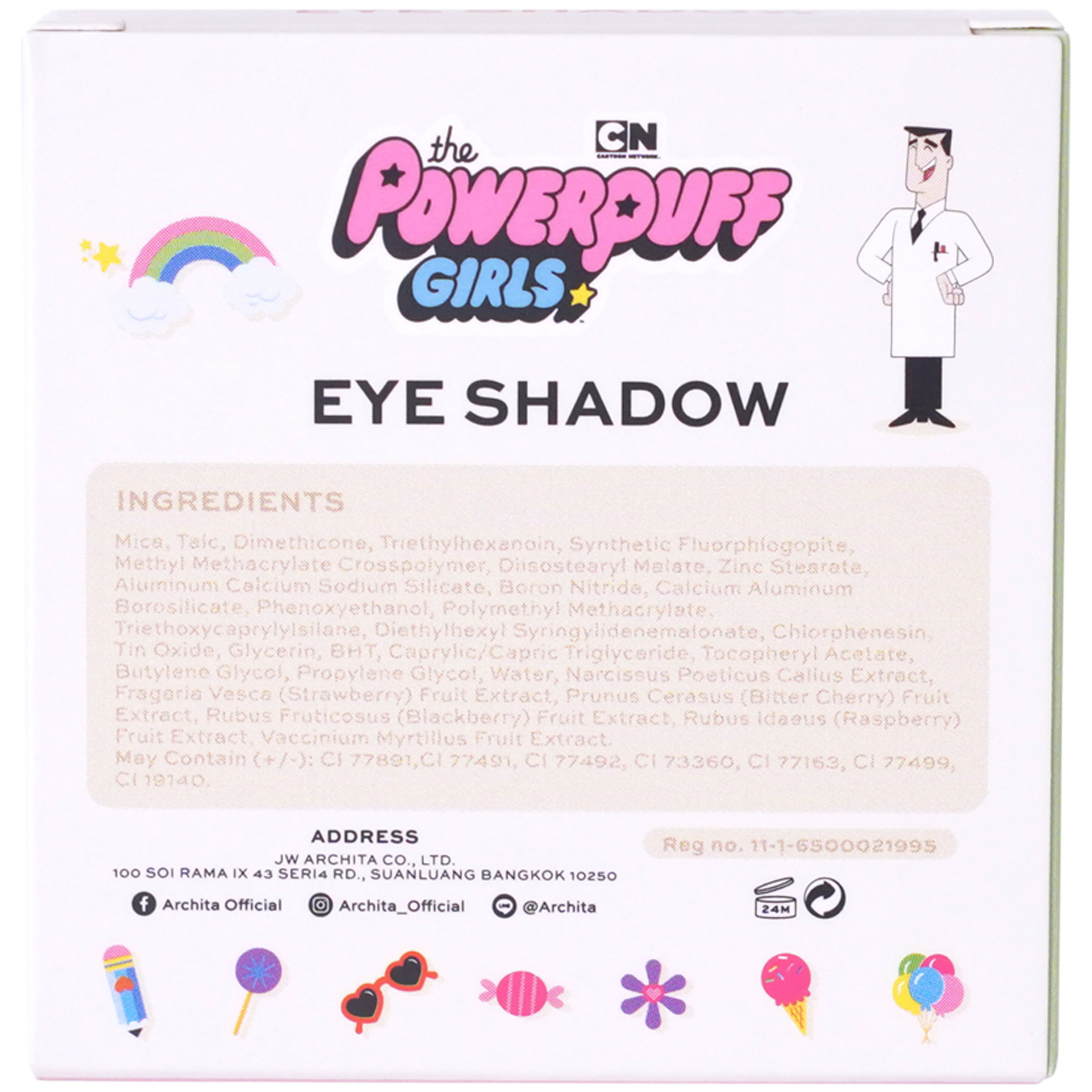 ARCHITA - The Powerpuff Girls Eye Shadow Palette (6g.) อายแชโดว์ ...