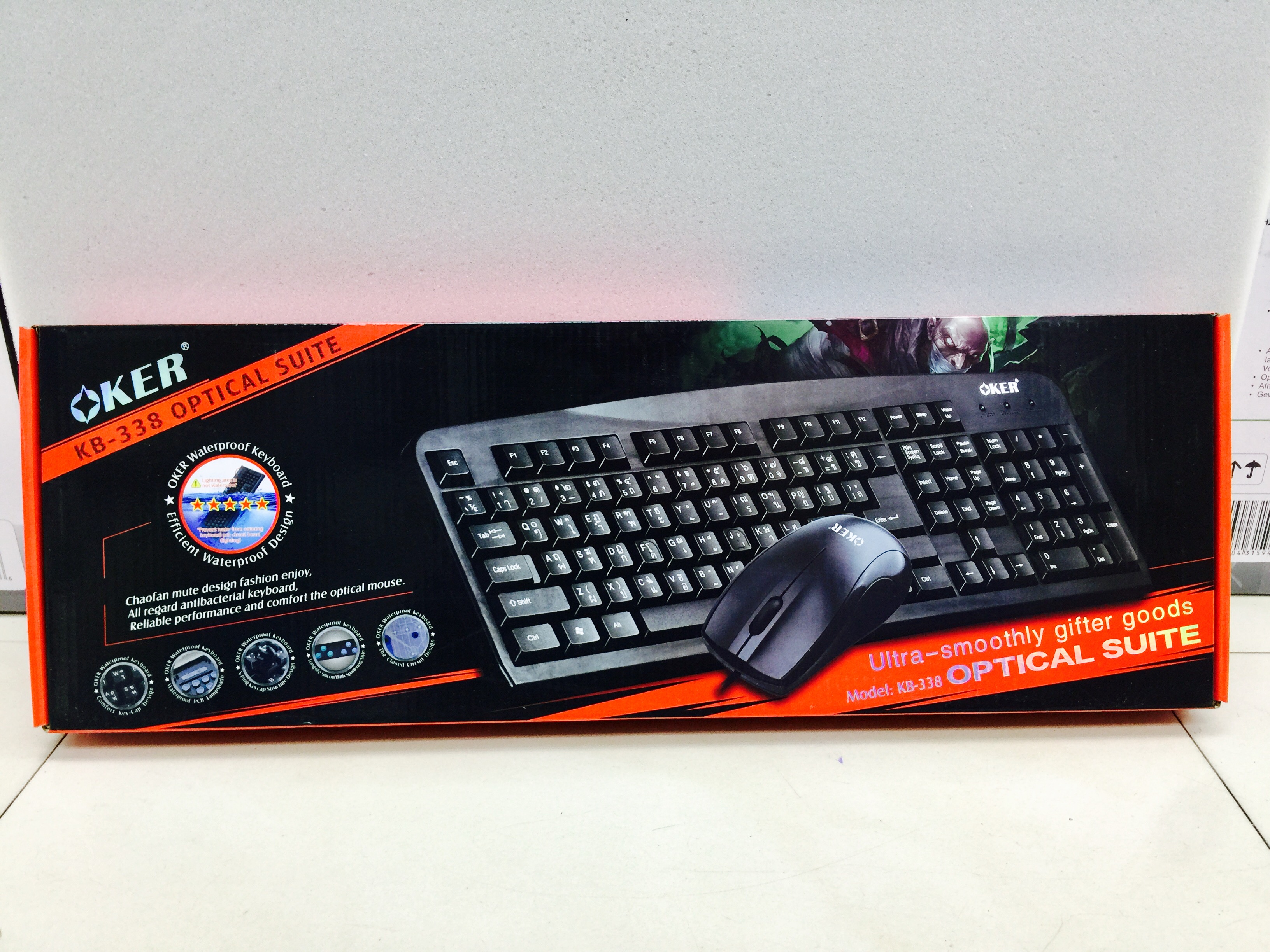 OKER Keyboard KB-318/Black - HURRA Computer - ThaiPick