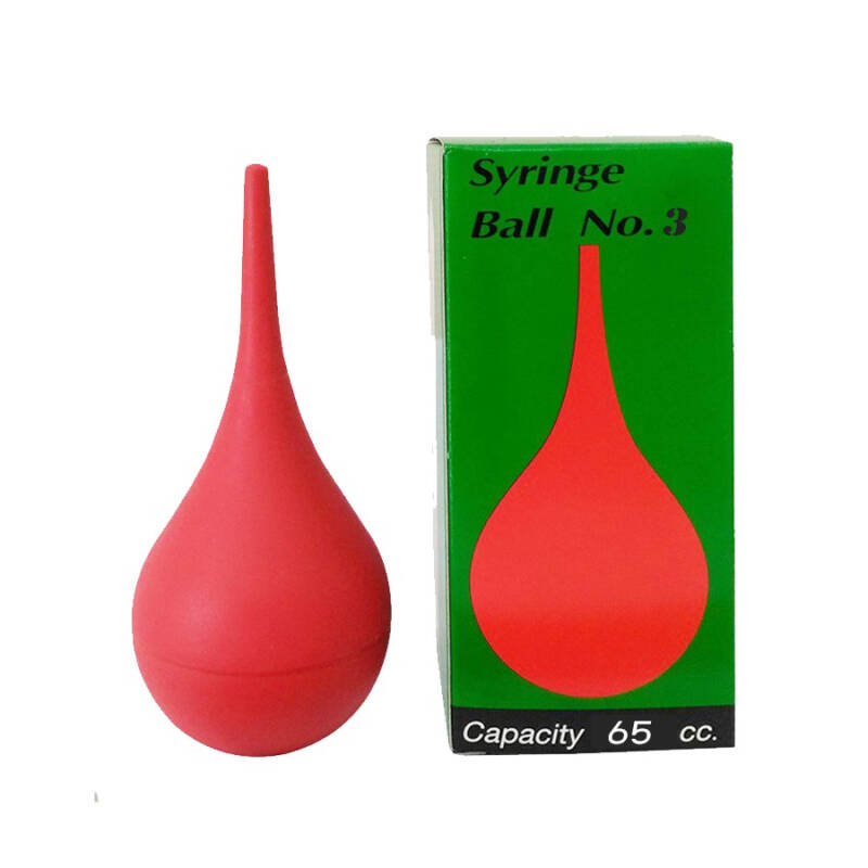 SYRINGE BALL No.3 ไซริงค์บอล ลูกยางแดงเอนกประสงค์ ใช้ดูดของเหลว ...