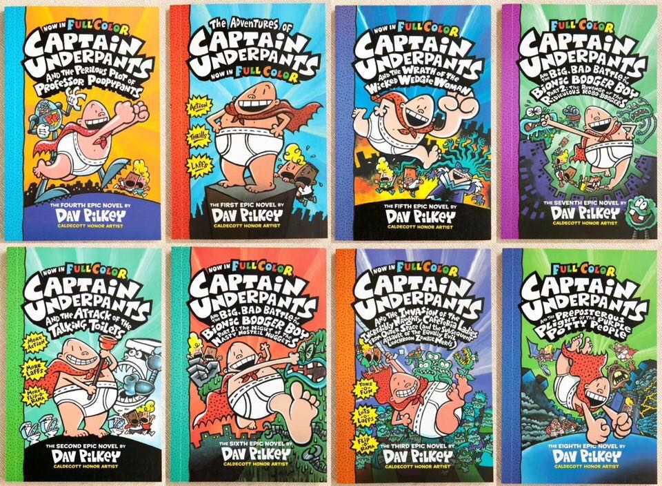 (In Stock) พร้อมส่ง Captain Underpants Full Color Print edition 11 ...