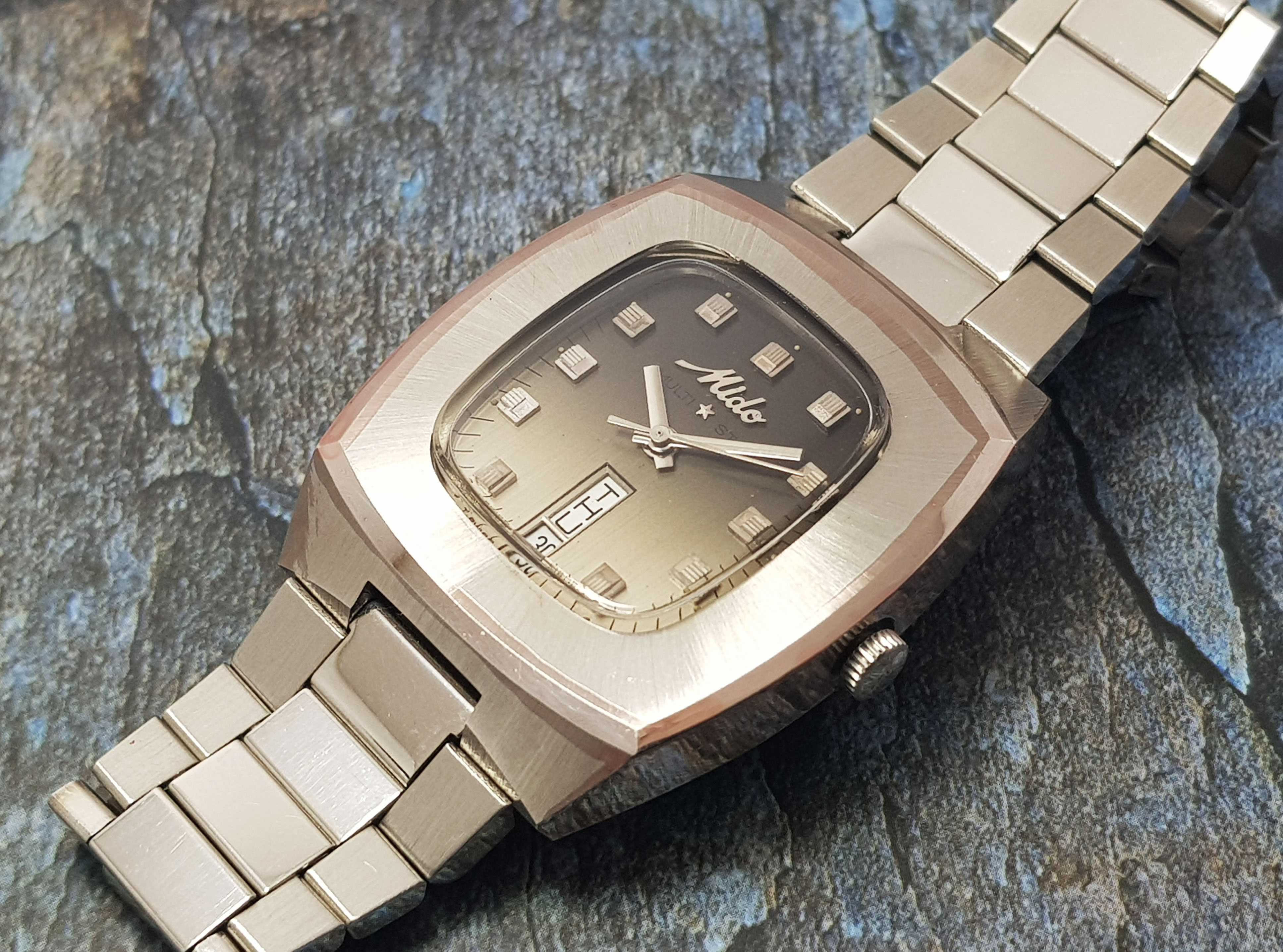 Mido Multi star automatic หน้า น้ำตาล สภาพสวย Mult star - นาฬิกาดีดี ...