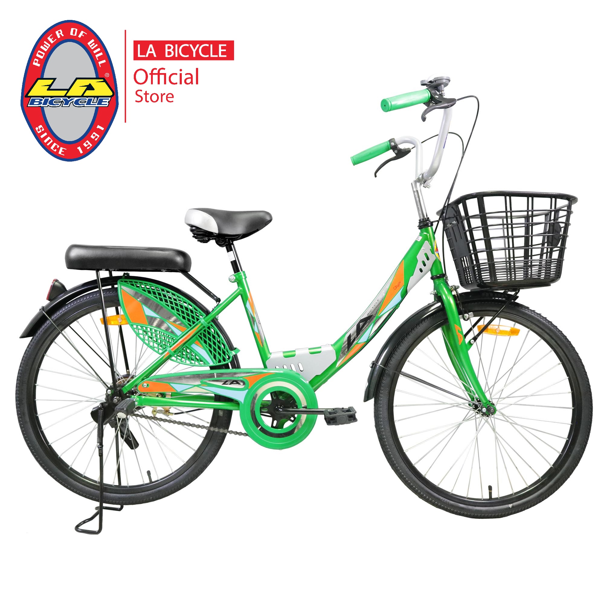 LA Bicycle จักรยานแม่บ้าน รุ่น รุ่น CITY ล้อเหล็ก 24 - MixASale