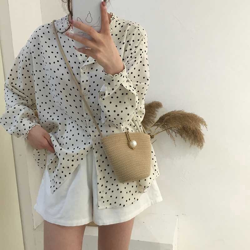 ♚ กระเป๋าสาน แบบสะพายข้าง ทรงกล่อง น่ารัก - hdgdgd - ThaiPick