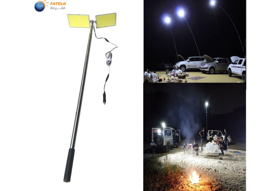 (ไฟสนาม) OUTDOOR MULTI FUNCTION LED Light 600W 12V Telescopic COB Rod ...