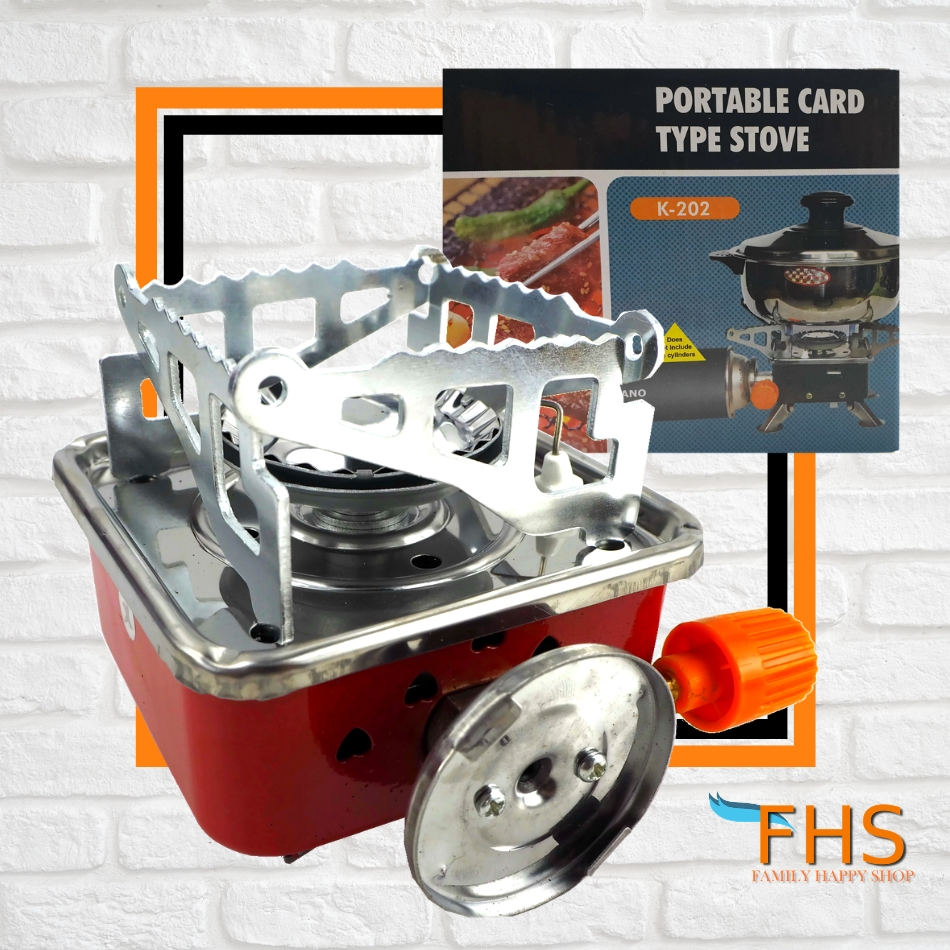 KOVAR PORTABLE CARD TYPE STOVE เตาแก๊สแคมป์ปิ้งแบบพกพา รุ่น ZT-202 (สี ...