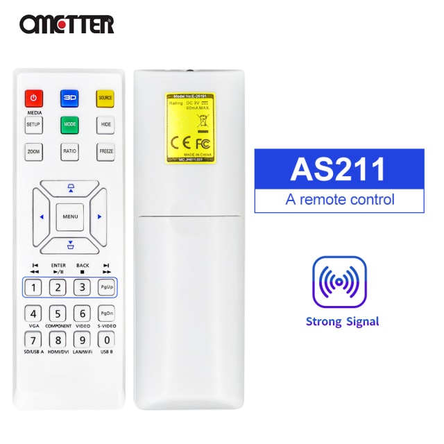 New Remote Control Suitable For Acer AS211 P1283 PE-M305 P6200S X113 HE ...