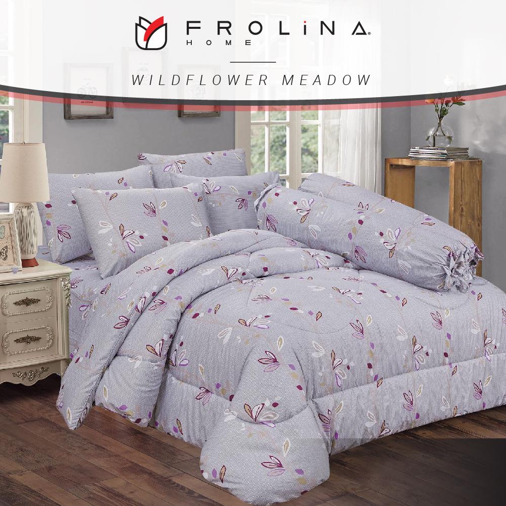 Frolina ผ้านวม 6 ฟุต King ขนาด 90x100 นิ้ว รุ่น Microtex 330 Thread ...