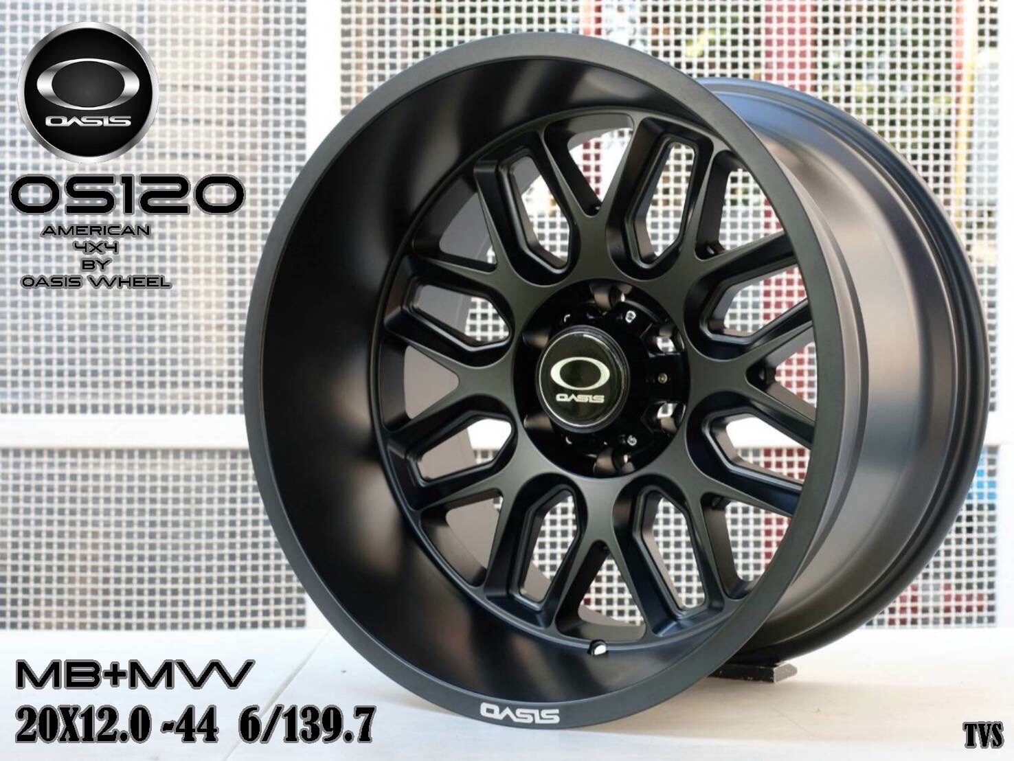 ล้อแม็กใหม่ - OS120 AMERCAN 4X4 - ขอบ20 งาน OASIS (20 x 6รู139) - หน้ากว้าง 12.0 x 12.0 ET-44 ...