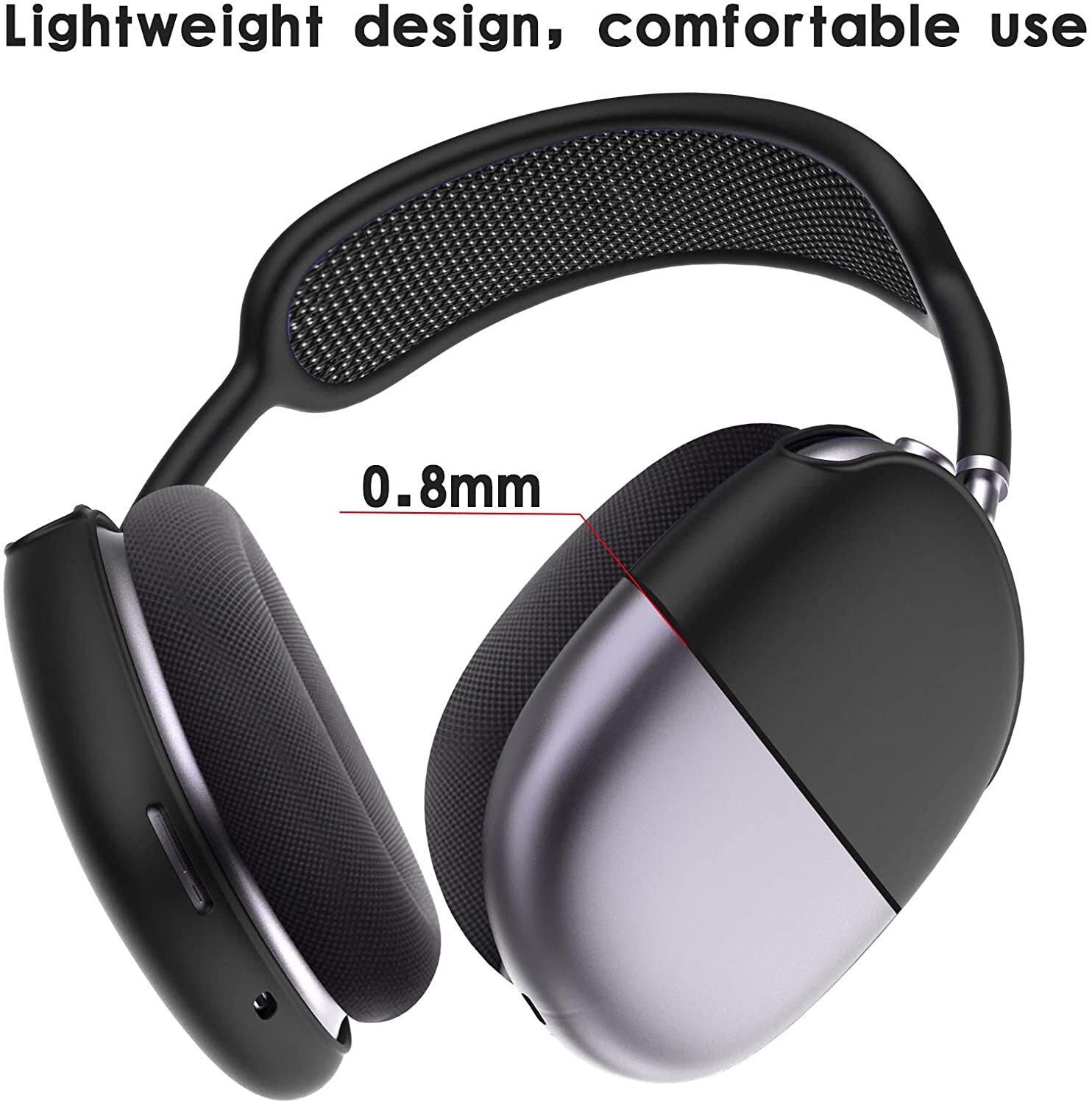 Soft Silicone Case Compatible With Airpods Max Cover For AirPod Max Ear ...