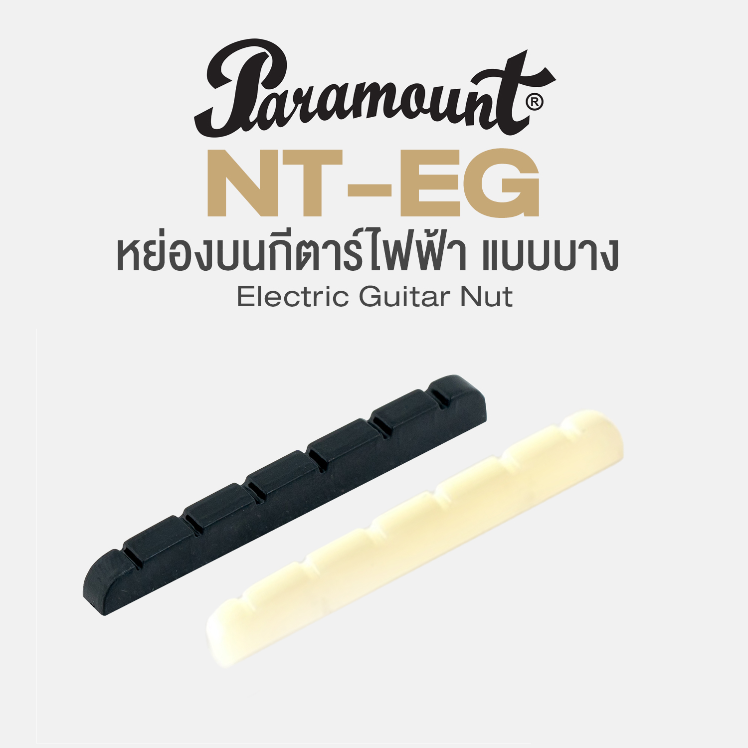 Paramount Electric Guitar Nut NT-EG หย่องบนกีตาร์ไฟฟ้า แบบบาง - Rala ...