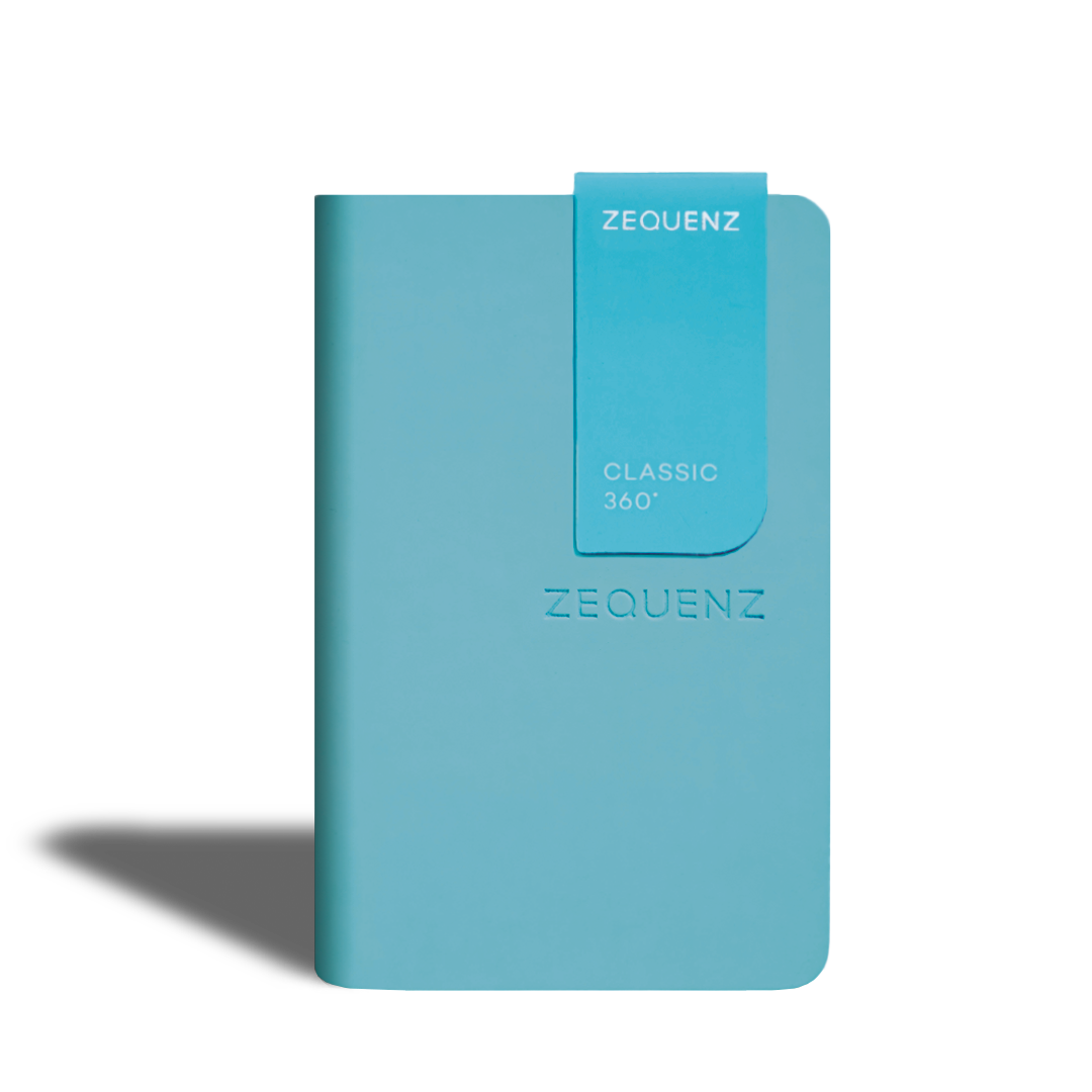 สมุดโน๊ต ZEQUENZ The Color สีฟ้าอมเขียวเทอร์คอยส์ | Lazada.co.th