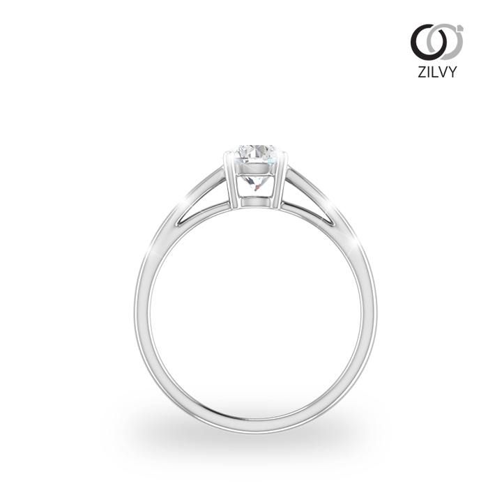 ZILVY แหวนเพชรน้ำร้อย พร้อม GIA ตัวเรือนทองคำขาว - Zilvy - ThaiPick