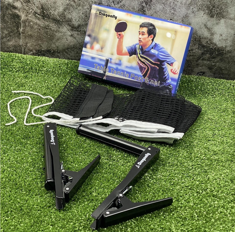 ตาข่ายปิงปอง DRAGONFLY เสาพร้อมเนต แบบหนีบ Table Tennis Net Post 203 ...