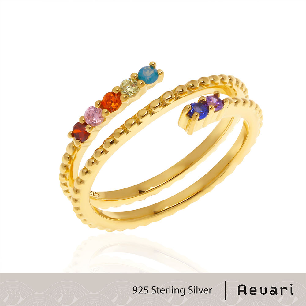 Aevari Harmonious Spectrum Ring - Aevari - ThaiPick