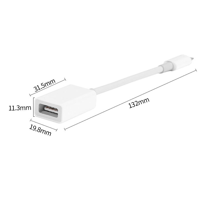 The Well อแดปเตอร์กล้อง Lightning เป็น USB สายแปลง OTG สำหรับโทรศัพท์ ...