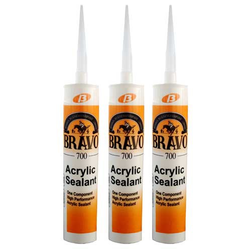 (1 หลอด) BRAVO (บราโว่) กาวอะคริลิคซีทแลนท์ กาวแด๊ปอะคริลิค แด็ปขาว ...
