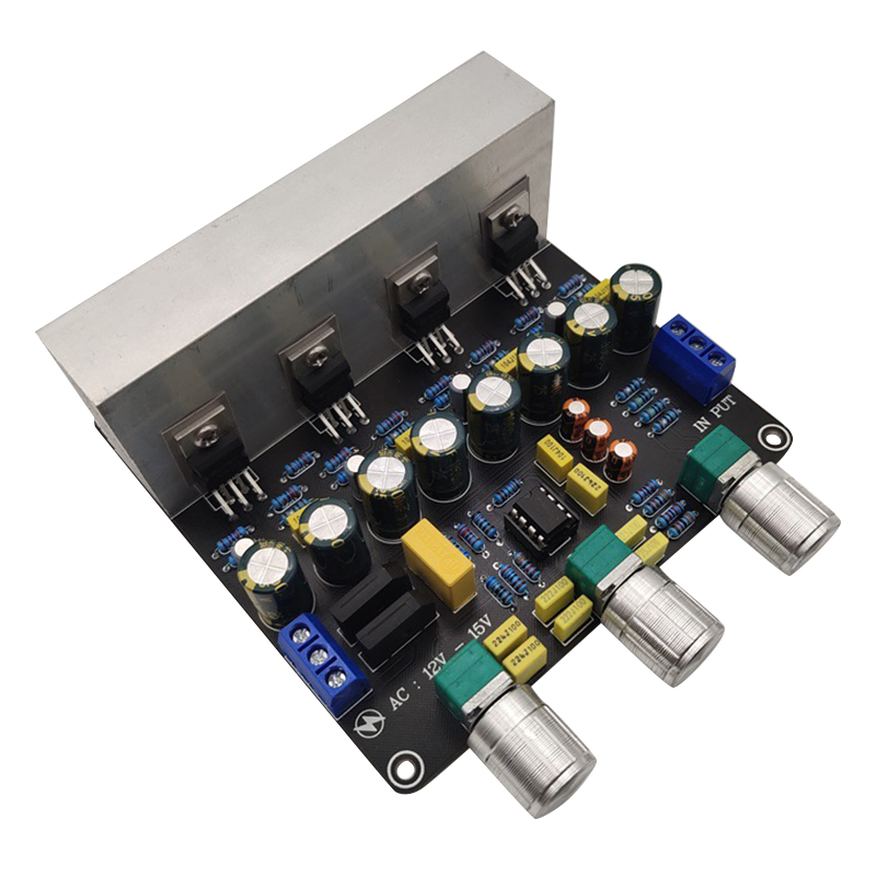 LM1875 Power Amplifier Board 2.1 Channel Power Amplifier Board Btl Super Bass Structure ...