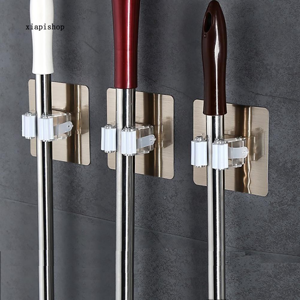 Stand Holder Sapu & Pel Model Ditempel pada Dinding - zhaiyo - ThaiPick