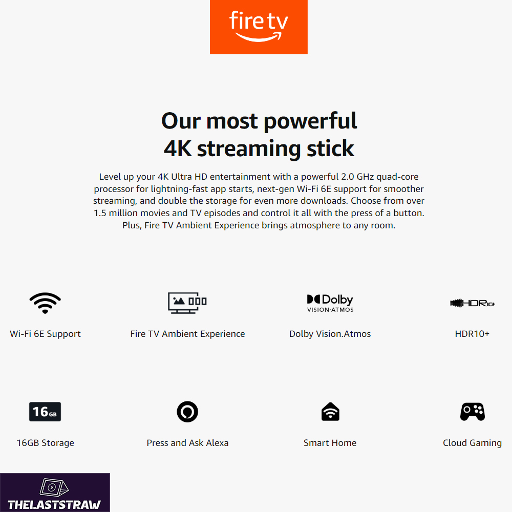 All-new Fire TV Stick 4K Max streaming device Supports Wi-Fi 6E พร้อม ...