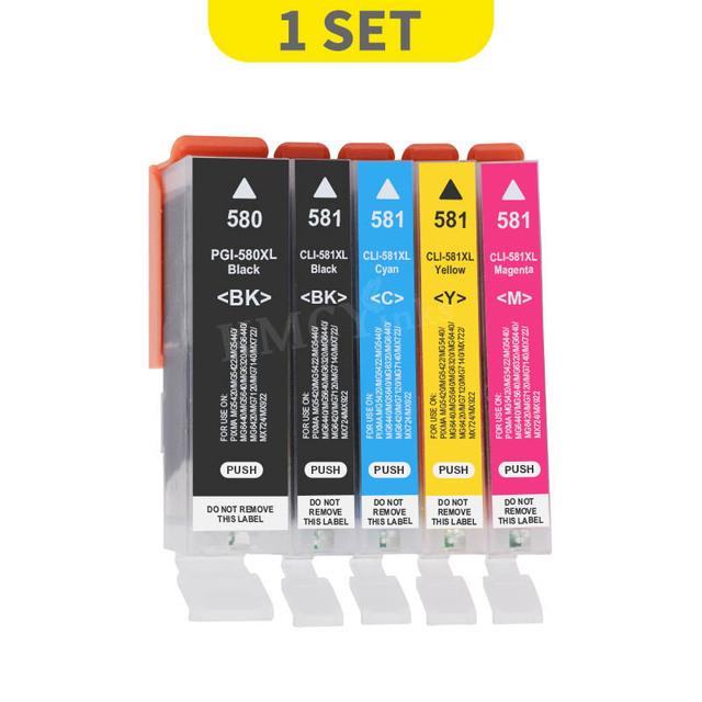 CW KMCYinks Compatible PGI-580 PGI 580 CLI 581 ink cartridge for CANON ...