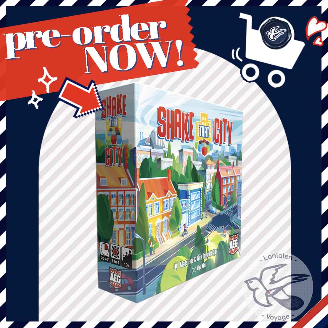 Pre-Order Shake That City บอร์ดเกม Boardgame - LLL Journey - ThaiPick