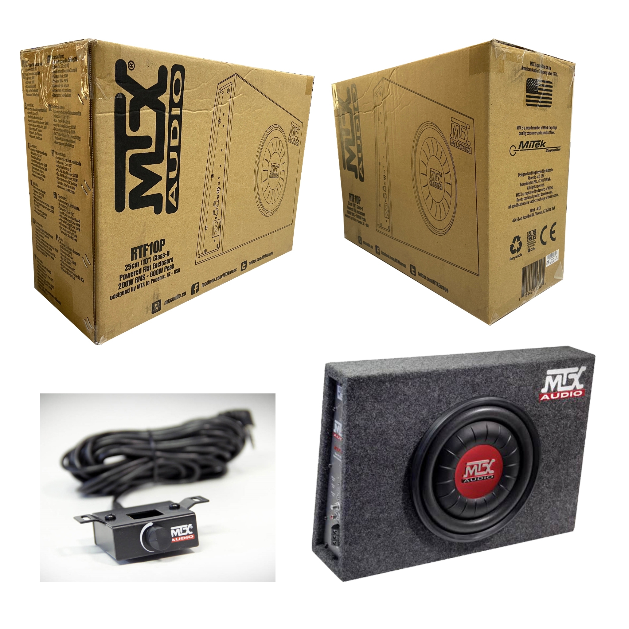 [ ของแท้ 100%ส่งทันที ]MTX รุ่นRTF10P NEW MODEL2022 ตู้ลำโพงซับสำเร็จรูปขนาด 10นิ้ว พร้อมแอมป์ ...