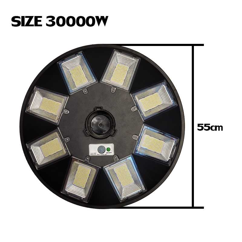 ไฟสนามโซล่าเซลล์ 500000W พลังงานแสงอาทิตย์ ไฟถนนโซล่าเซลล์ ไฟถนน ทรงUFO | Lazada.co.th