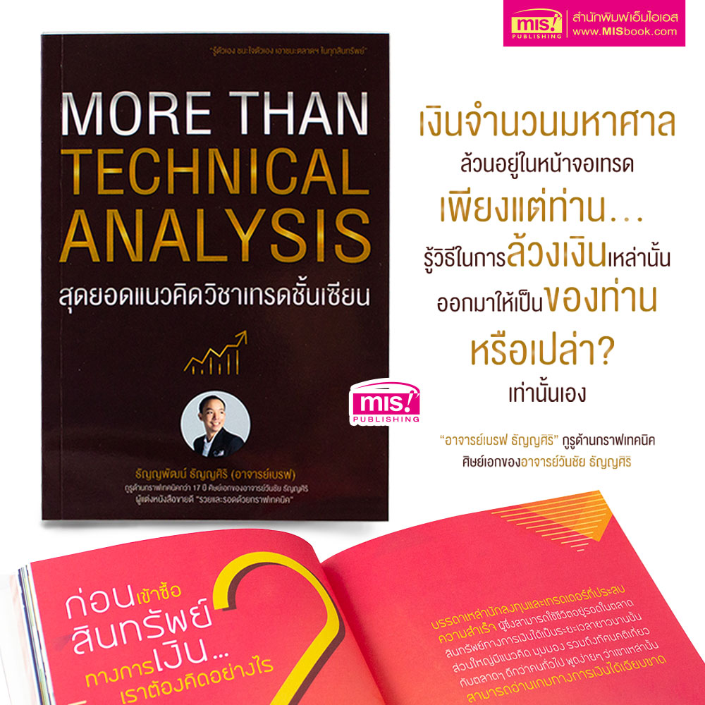 "สุดยอดแนวคิดวิชาเทรดชั้นเซียน" MORE THAN TECHNICAL ANALYSIS สอนเทรดหุ้นให้เป็นเซียน คุณทำเองได้ ...