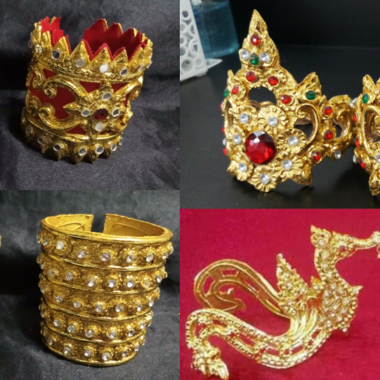 PINกำไล รัดแขนสวยๆ 1 คู่ เครื่องประดับชุดไทย.. - pinmanee costumethai ...