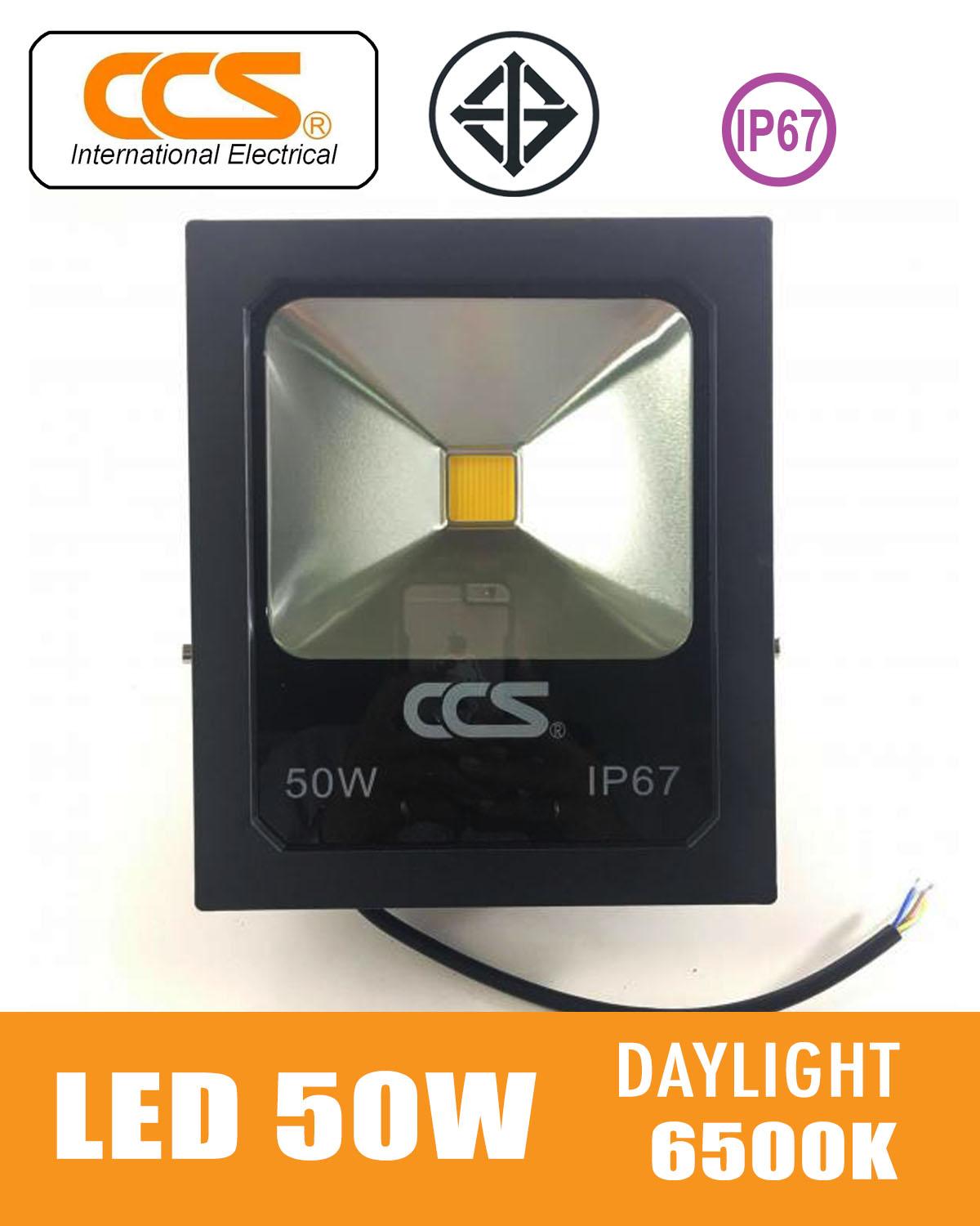 CCS LED Spotlight Slim Flood Light 50W โคมไฟแอลอีดีสปอตไลท์ - Power ...