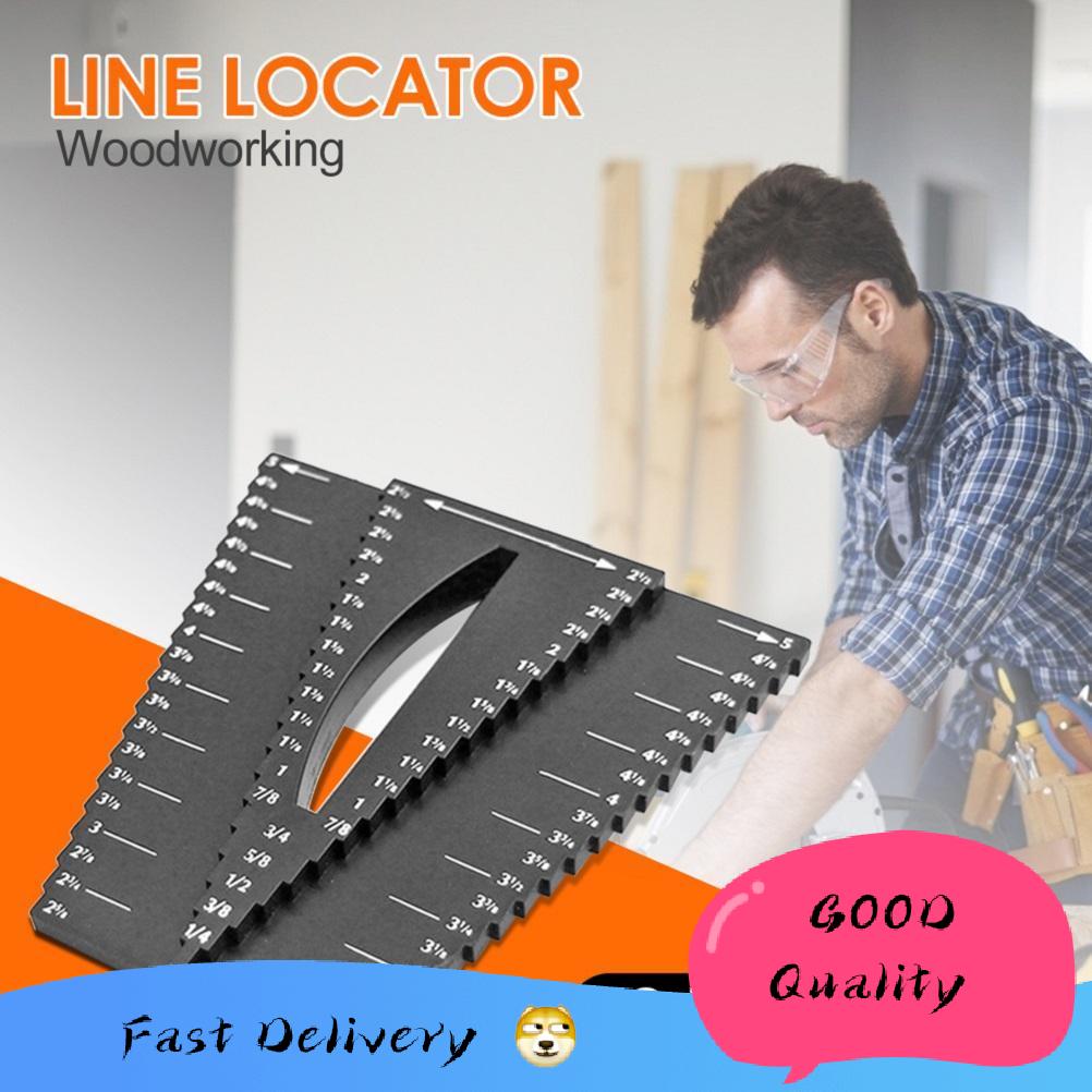 2 in 1 Woodworking Line Drawing Locator Scribe Center Guide Finder ...