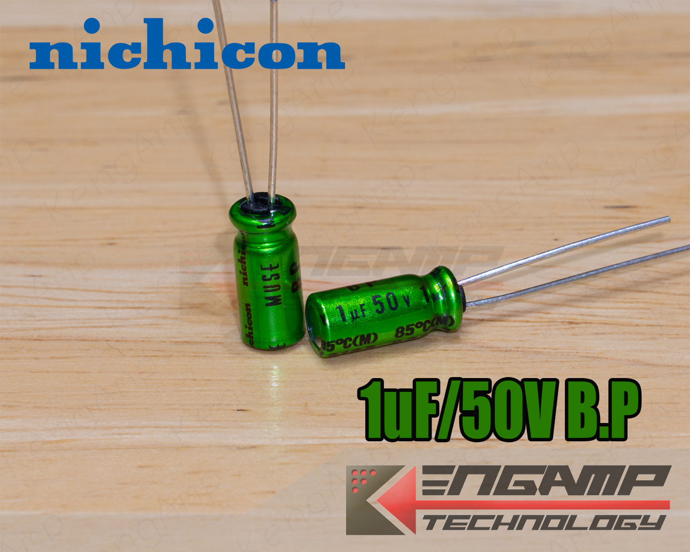 (1ตัว) [CAP] 1uF/50V B.P 85C Nichicon MUSE 5x11mm P=2mm | Lazada.co.th