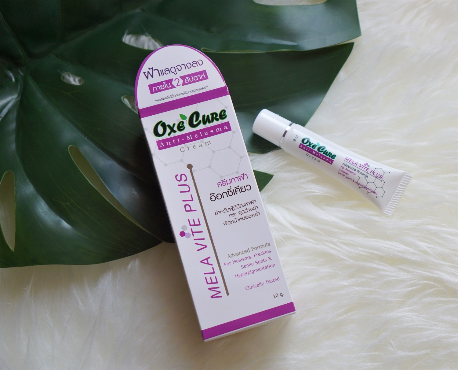 Oxe'cure Anti-Melasma Cream 10g ครีมทาฝ้า อ๊อกซีเคียว แอนตี้ เมลาสม่า ...