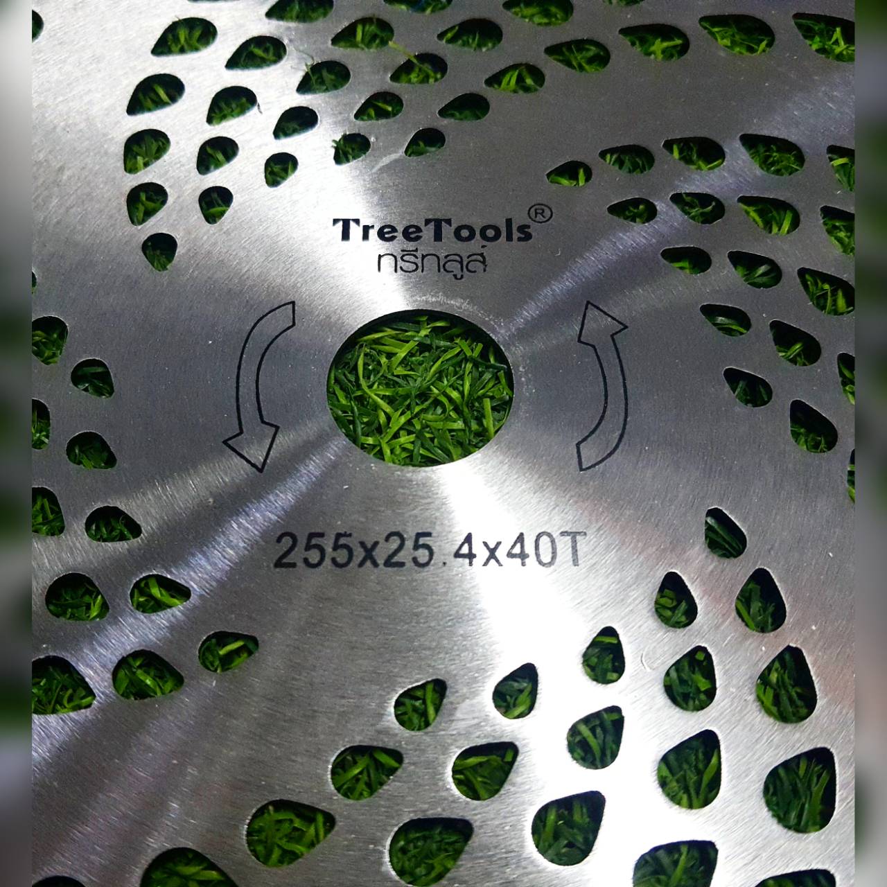 TREETOOLS (ใบมีดตัดหญ้า) รุ่น 10 นิ้ว 40 ฟัน ใบเลื่อยวงเดือน ใบเลื่อยอัลลอย ฟันคาร์ไบท์ หญ้าไม่ ...