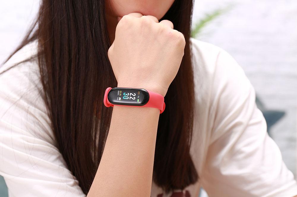 M2 SMART BAND กำไลอัจฉริยะเพื่อการออกกำลังกาย วัดความดันโลหิต เครื่อง ...