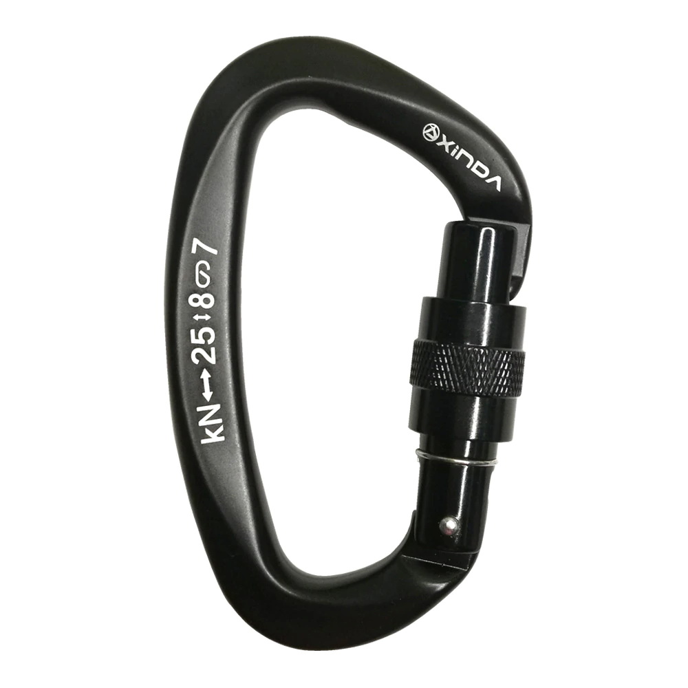 Carabiner XINDA คาราบิเนอร์ คาราไบเนอร์ ซินดา เกรดปีนเขา 25KN รับน้ำหนักได้ 2,500kg - Korn ...