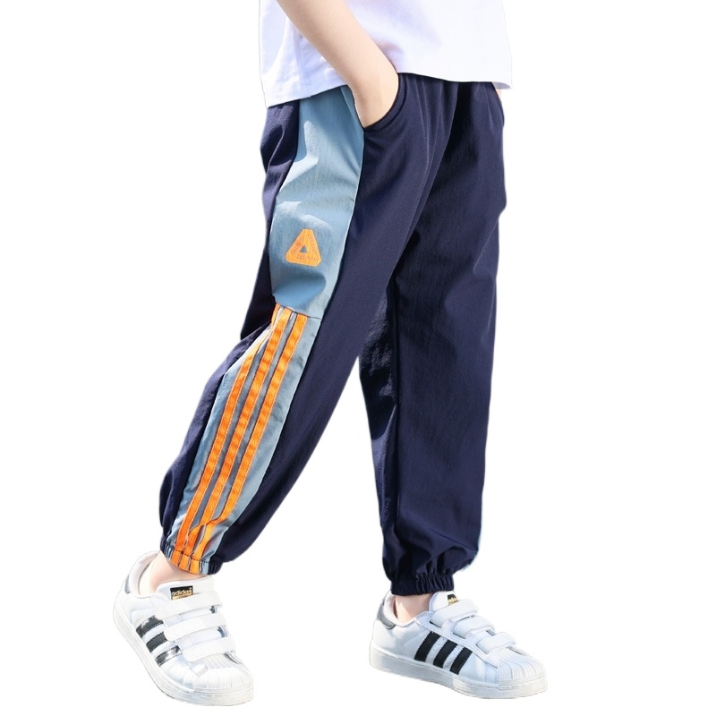 boys clothing Boys anti-mosquito pants thin summer pants 2022 new children's trousers summer big ...