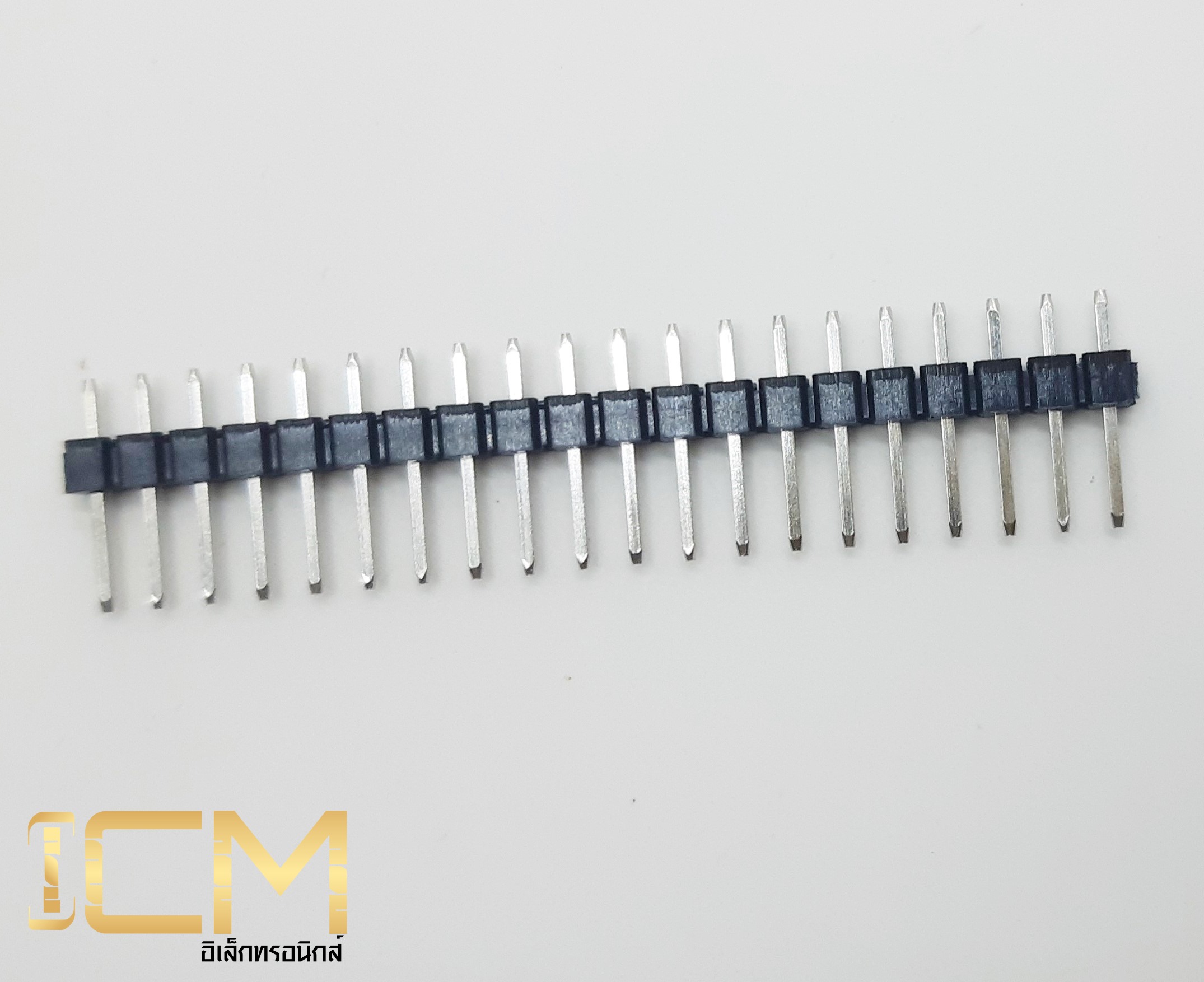 ก้างปลาแบบยาวหนึ่งด้าน และอีกด้านหนึ่งสั้น 2.54 mm 1* 20 pin Header ...