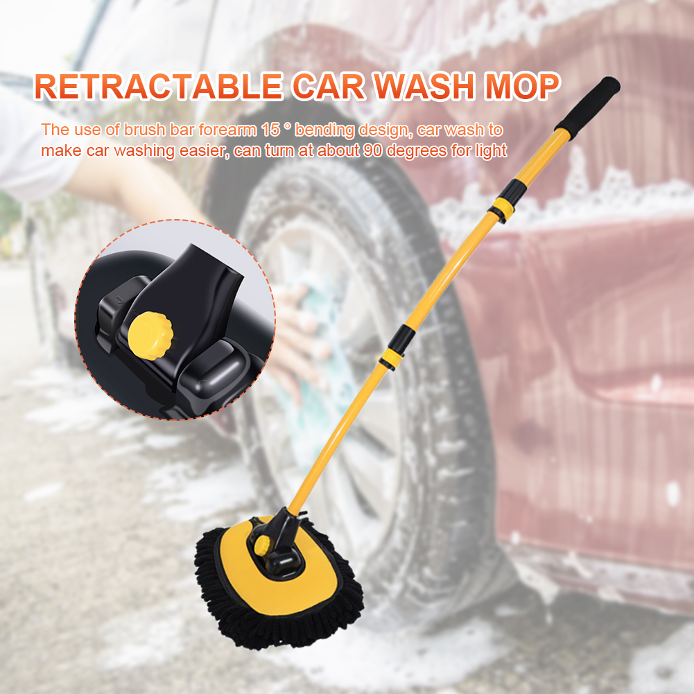 Big Sales Car Cleaning Brush Telescoping Auto Washing Mop Long Handle ...